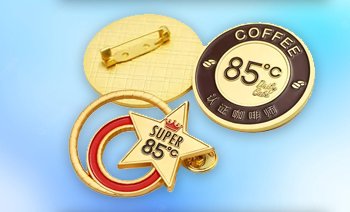 Custom Printed Metal Badges - No 1: Suppliers & Manufacturer in Dubai